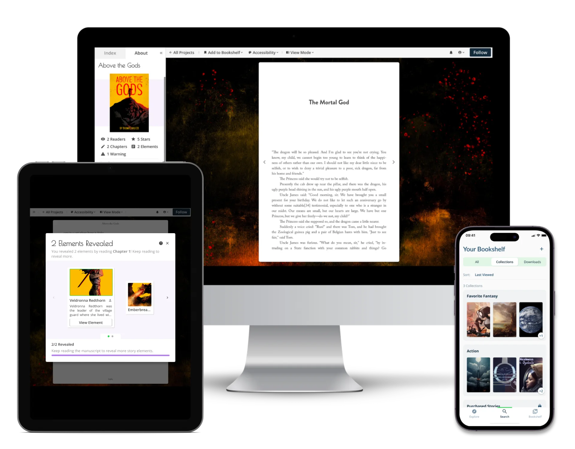 Reading and Purchasing Books on Campfire